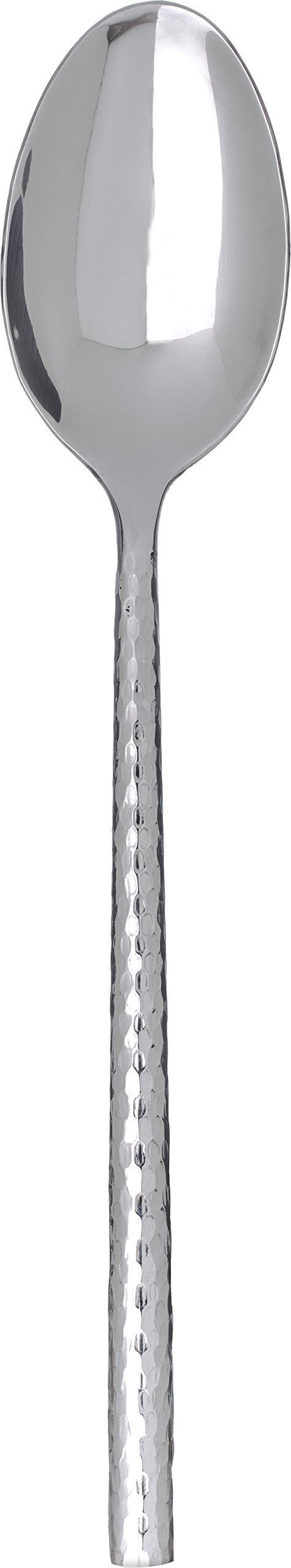 Carlisle FoodService Products 60200 Hammered Stainless Steel Solid Serving Spoon, 12