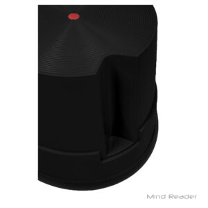 Mind Reader Low Step Stool, ONE SIZE, Black 1 Tier Plastic