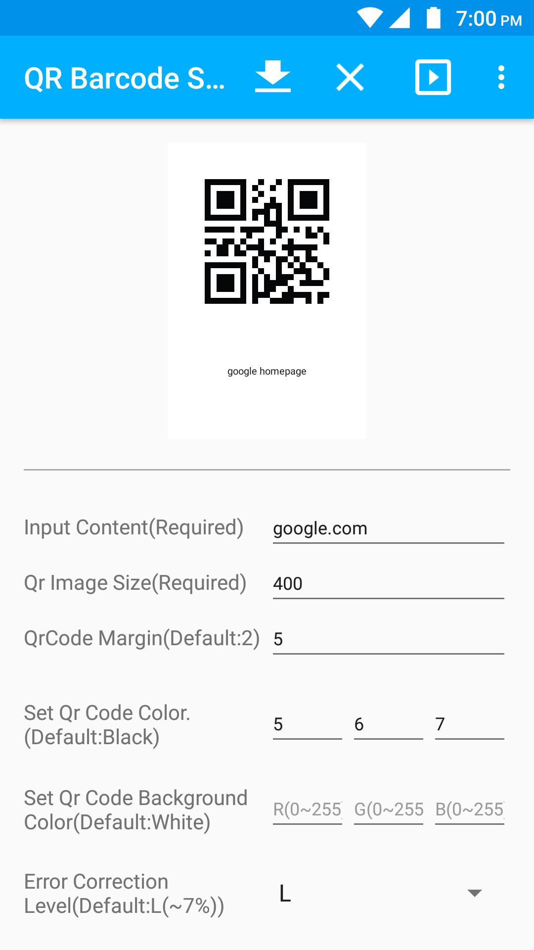 Qr Bar Code Scanner