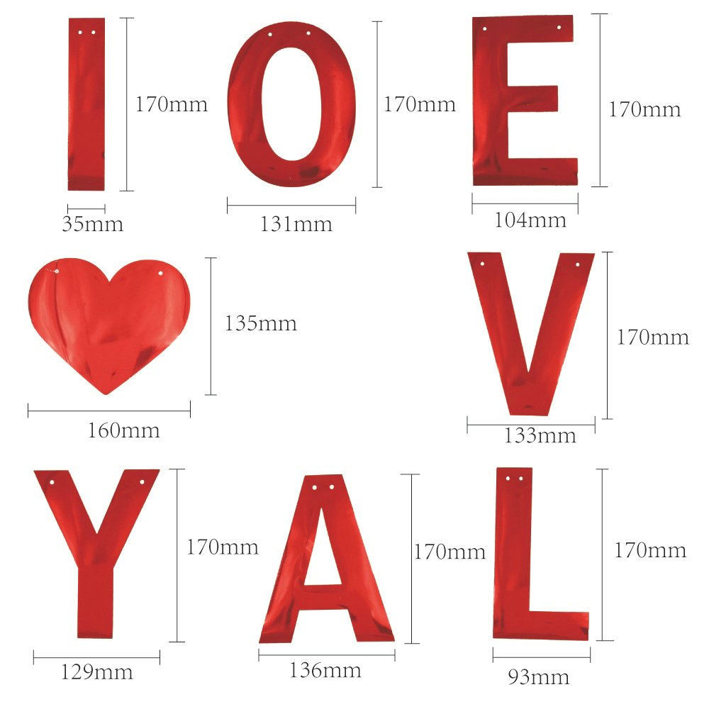 CODE FLORIST I LOVE YOU Banner,Valentine's Day Proposal Birthday Courtship Wedding Anniversary Bridal Party Decorations