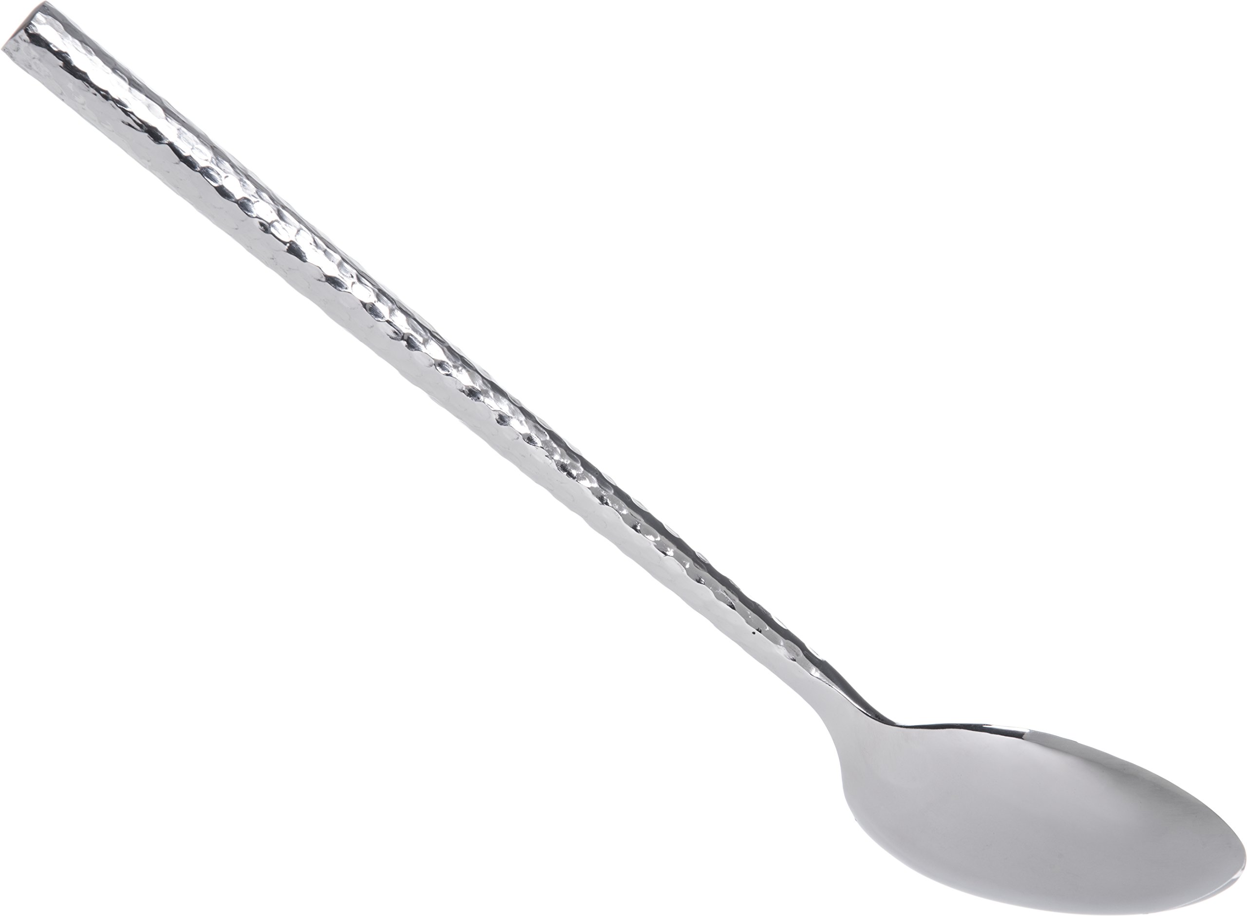 Carlisle FoodService Products 60200 Hammered Stainless Steel Solid Serving Spoon, 12