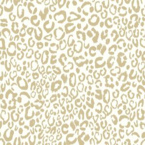 roommates rmk10700wp metallic gold leopard peel and stick wallpaper, 20.5" x 16.5 feet