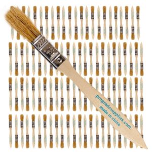 pro grade - chip paint brushes - 96 ea 1/2 inch chip paint brush light brown