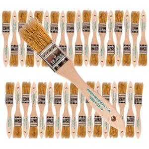 pro grade - chip paint brushes - 36 ea 1 inch chip paint brush light brown