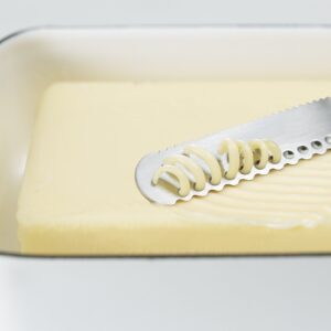 Yoshikawa EAtCO NULU Butter Spreader, Silver