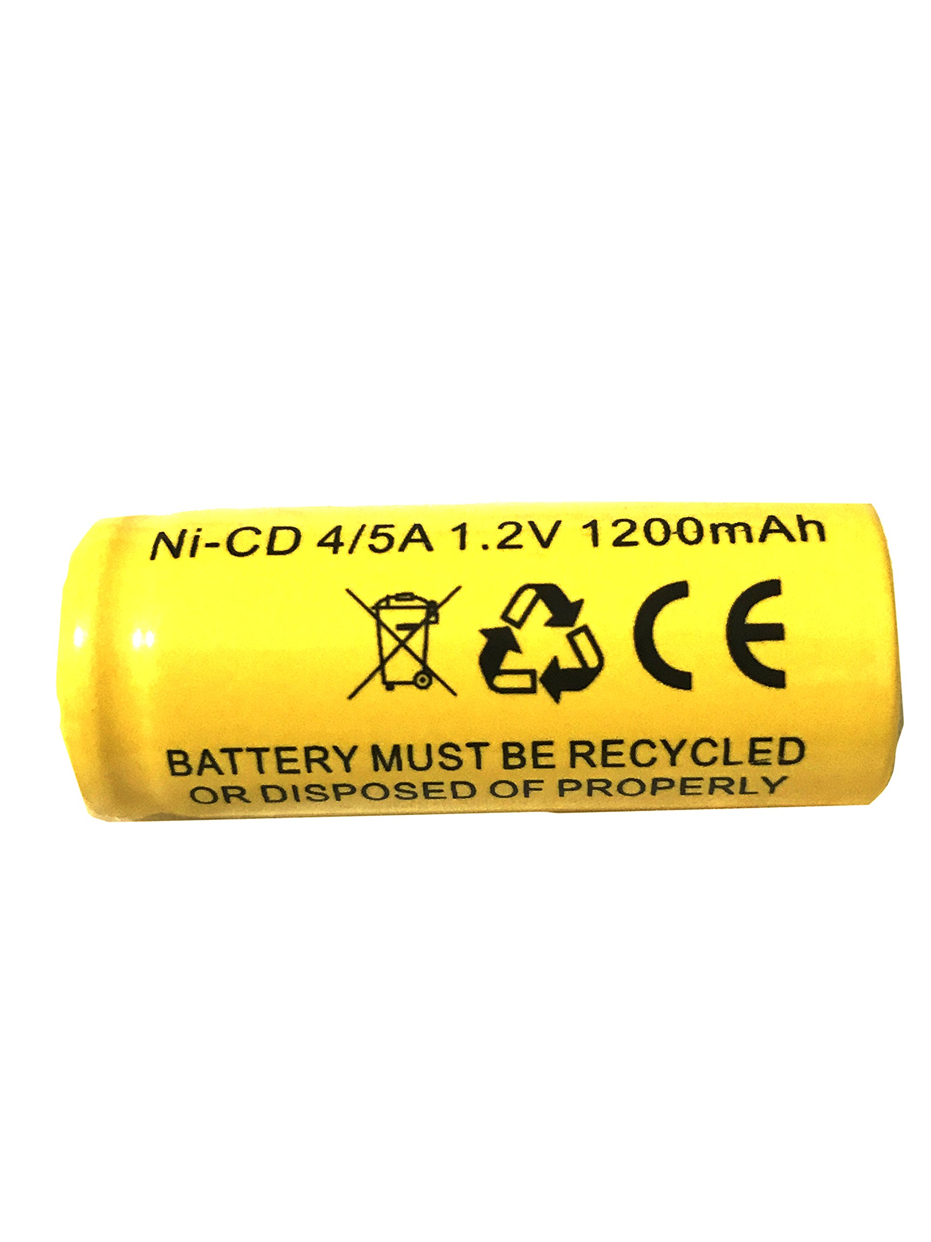 Lithonia ELB-1210N 1.2v 1200MAH NiCad Battery Exit Sign Emergency Light ELB-1201N ELB 1210 ELB 1201 ELB1210 ELB1201 ELB1210n ELB1201n ASC0086 KR-1500AUL KR1100AE KR-1200AUL Nickel Cadmium