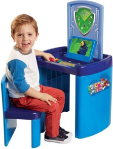 paw patrol pop-up pretend activity table set with one chair