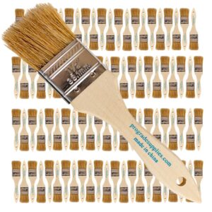 pro grade - chip paint brushes - 96 ea 1.5 inch chip paint brush light brown