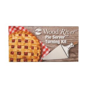 WOODRIVER Stainless Steel Pie Server Turning Kit