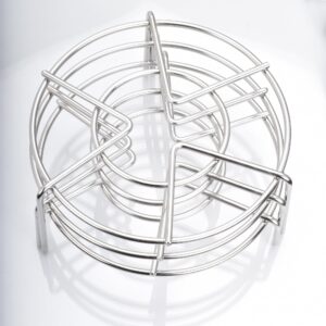 steam rack trivet stainless steel steaming rack electric pressure cooker steam rack stand diameter 6" 3pack