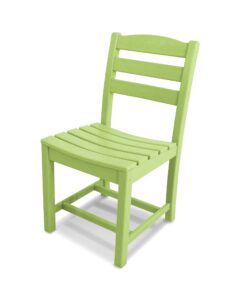 polywood® la casa café dining chair, lime