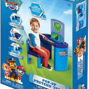 Paw Patrol Pop-Up Pretend Activity Table Set with One Chair