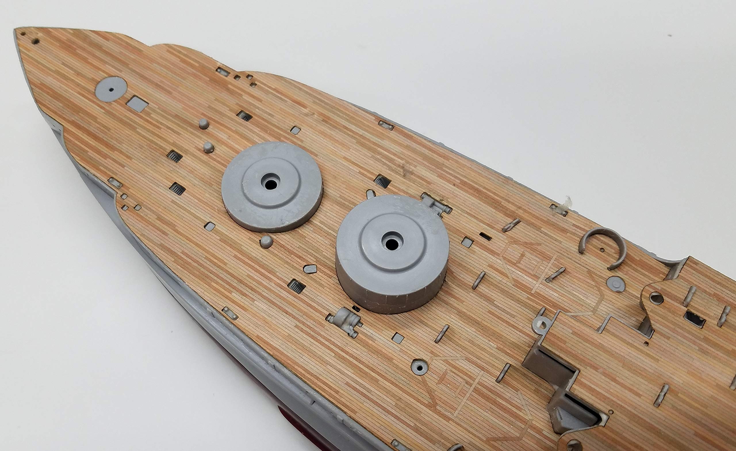 Scaledecks.com Premium Wood Deck for 1/350 USS Arizona (fits Hobby Boss and Other 1/350 Kits)