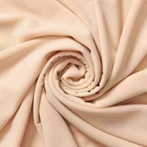 solid power mesh fabric nylon spandex 60" wide stretch sold bty many colors (nude, 1 yard)