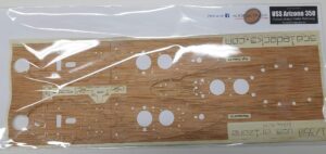 scaledecks.com premium wood deck for 1/350 uss arizona (fits hobby boss and other 1/350 kits)