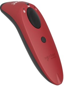 socketscan s730, 1d laser barcode scanner, red