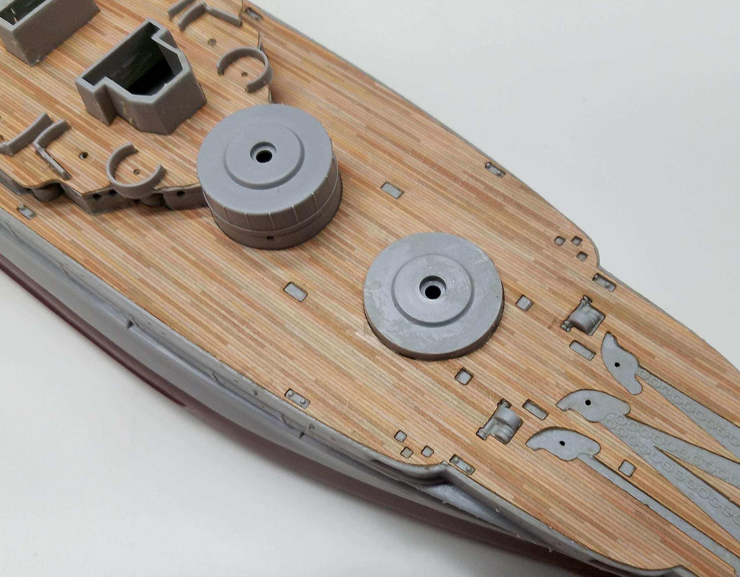 Scaledecks.com Premium Wood Deck for 1/350 USS Arizona (fits Hobby Boss and Other 1/350 Kits)