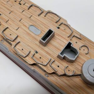 Scaledecks.com Premium Wood Deck for 1/350 USS Arizona (fits Hobby Boss and Other 1/350 Kits)