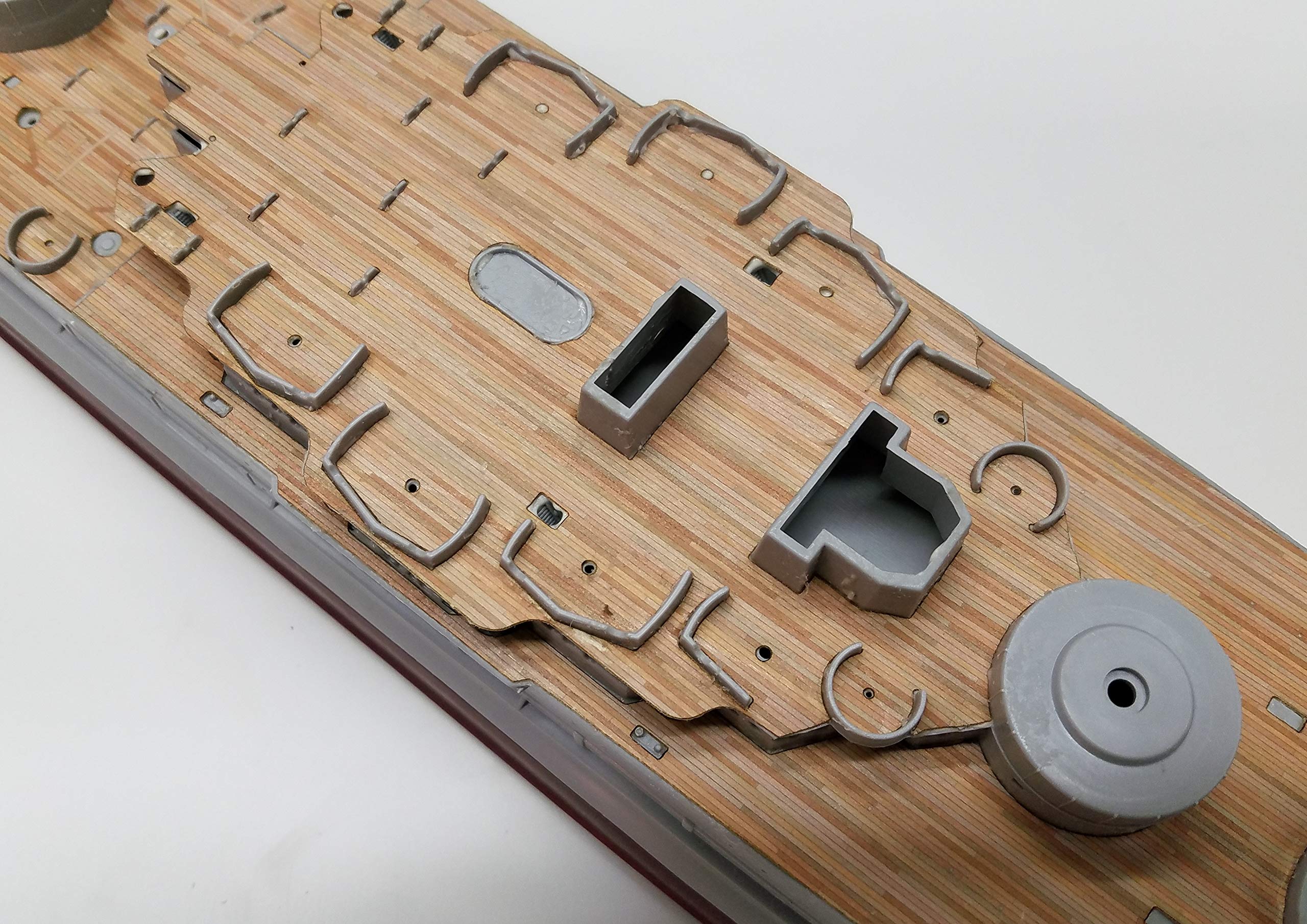 Scaledecks.com Premium Wood Deck for 1/350 USS Arizona (fits Hobby Boss and Other 1/350 Kits)