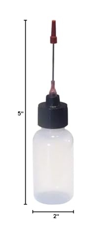 Liberty Products 2-1oz Plastic Squeeze Bottles 1.5" Stainless Applicators