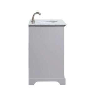 Elegant Kitchen and Bath 36 inch Single Bathroom Vanity Cabinet Set - Light Grey