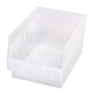 quantum storage systems, qsb207cl, shelf bin, 11-5/8 x 8-3/8 x 6 in.