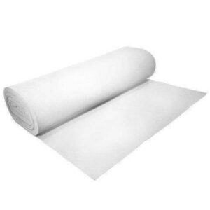 professional acoustics solid acrylic felt fabric -white - sold by the bolt - 72" width (20 yards)