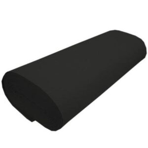 professional acoustics solid acrylic felt fabric -black - sold by the bolt - 72" width ( 20 yards )