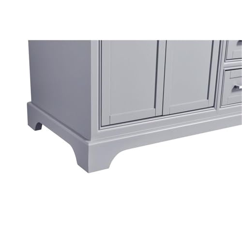 Elegant Kitchen and Bath 36 inch Single Bathroom Vanity Cabinet Set - Light Grey