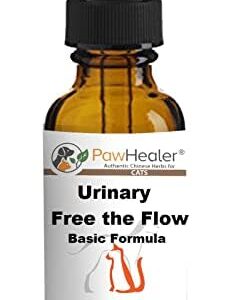 Cat & Small Dogs - Bladder Remedy for Stones & Crystals: 2 fl oz (59 ml) - Urinary Free The Flow - Basic - Made in USA - Works Great for Over 15 Years in The Herbal Business. …