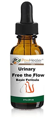 Cat & Small Dogs - Bladder Remedy for Stones & Crystals: 2 fl oz (59 ml) - Urinary Free The Flow - Basic - Made in USA - Works Great for Over 15 Years in The Herbal Business. …