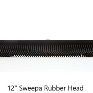 Rubber Broom For Pet Hair. Professional Hair Salon Broom. Sweepa Rubber Brooms. Build Your Own Sweepa Rubber Products. Telescopic Pole and 12 Inch Rubber Head.