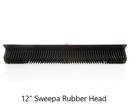 Rubber Broom For Pet Hair. Professional Hair Salon Broom. Sweepa Rubber Brooms. Build Your Own Sweepa Rubber Products. Telescopic Pole and 12 Inch Rubber Head.