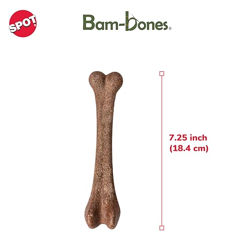 Ethical Pets SPOT 54319 Bambone Bone Bacon Pet Chew Toys