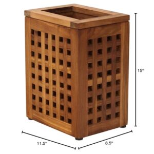 AquaTeak Grate Waste Basket