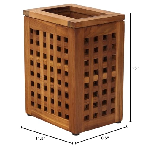 AquaTeak Grate Waste Basket