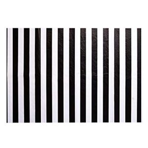 black & white stripes tissue paper 20 x 30-24 sheet premium high quality tissue paper made in usa by a1 bakery supplies