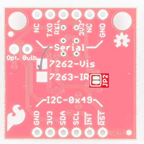 SparkFun Spectral Sensor Breakout - AS7262 Visible (Qwiic)-detects wavelengths in The Visible Range at 450, 500, 550, 570, 600 & 650nm of Light Each w/ 40nm of Full-Width Half-max Detection-2.7V-3.6V