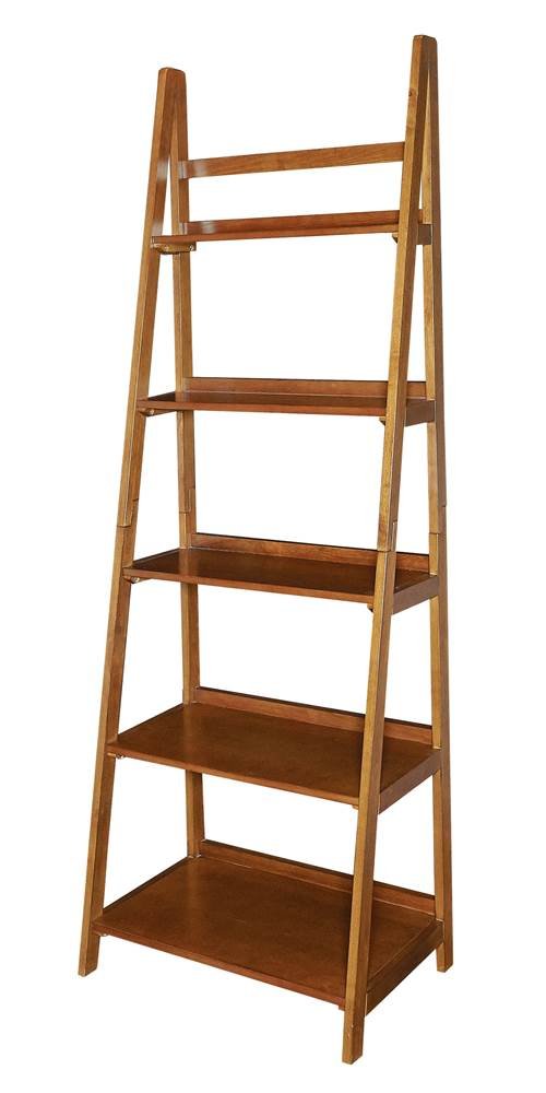 Linon Charlotte Bookcase - Color:Walnut Walnut