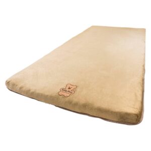 lippert components lippert 380765 teddy bear bunk mattress - 28" x 74" x 4", tan