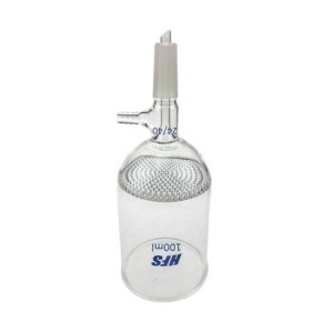 hfs(r) buchner filter funnel, 24/40 joint, fine frit - high borosilicate glass, 600ml, precision filtration for laboratory use