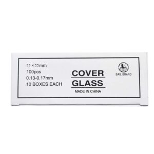 microscope accessories cover glasses Glass Microscope Cover Slip 22mm Length, 22mm Width(1000 pcs.)