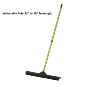 Rubber Broom For Pet Hair. Professional Hair Salon Broom. Sweepa Rubber Brooms. Build Your Own Sweepa Rubber Products. Telescopic Pole and 12 Inch Rubber Head.