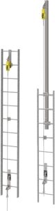 msa 30901-00 latchways vertical ladder lifeline kit - 20' (6m), for hands-free operation, use with the latchways ladderlatch (sold separately), fixed ladder fall protection