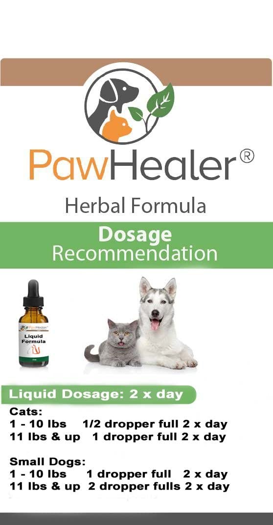 Cat & Small Dogs - Bladder Remedy for Stones & Crystals: 2 fl oz (59 ml) - Urinary Free The Flow - Basic - Made in USA - Works Great for Over 15 Years in The Herbal Business. …