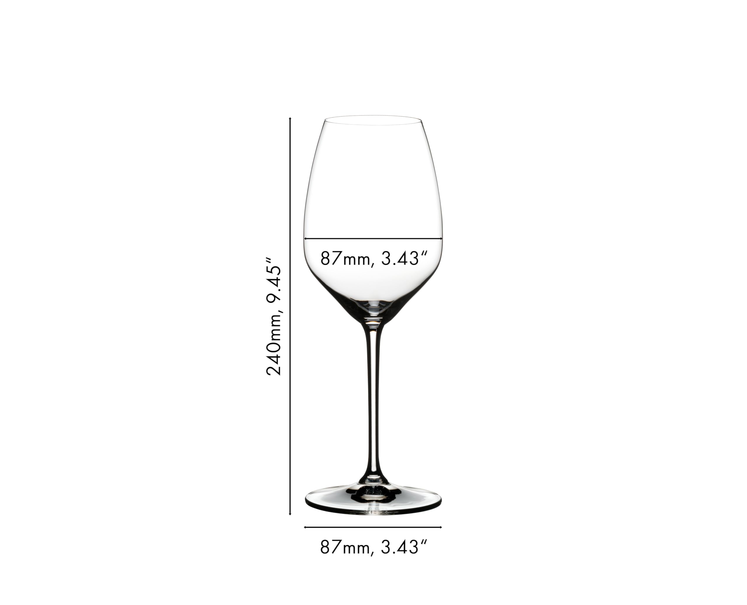 Riedel Extreme Riesling Wine Glass, Set of 4, Clear