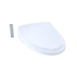 toto sw3044t40#01 s500e elongated bidet ewater+ and classic lid, white-sw3044t40 toilet washlet seat, cotton white