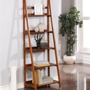 Linon Charlotte Bookcase - Color:Walnut Walnut