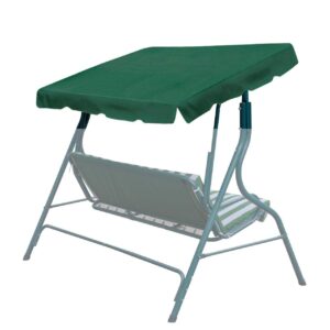 benefitusa canopy only 65"x45" patio swing canopy replacement porch top cover outdoor seat furniture (green)