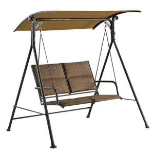 garden winds replacement canopy top cover for the verona sling swing - standard 350